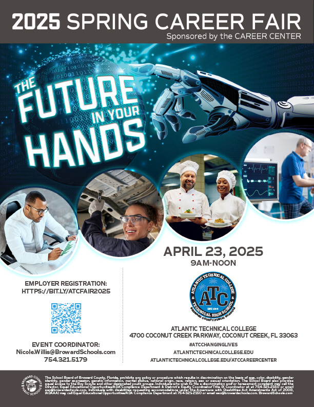 Spring Career Fair 2025: The Future in Your Hands - Atlantic Technical College